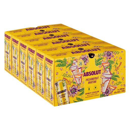 Absolut Passionfruit Martini 24 x 300ml | PnP