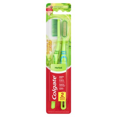 Colgate Double Action Toothbrush 2 Pack | PnP