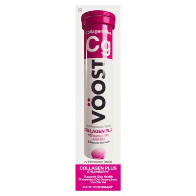 Voost Collagen Strawberry Fizzy 20 Effervescent Tablets | PnP