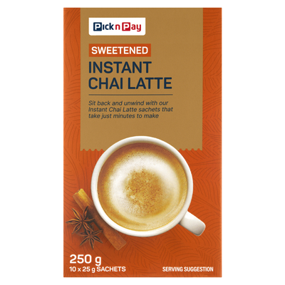 Tetley Original Instant Chai Latte 8 Pack | PnP