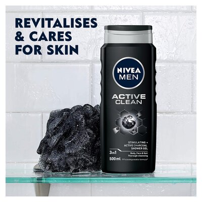 Nivea Men Active Clean Shower Gel 500ml | PnP