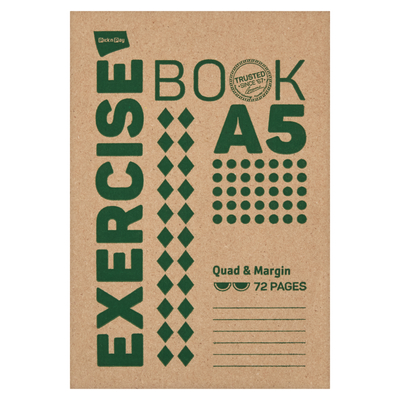 PnP A4 Feint & Margin Exercise Book 72 Pages | PnP