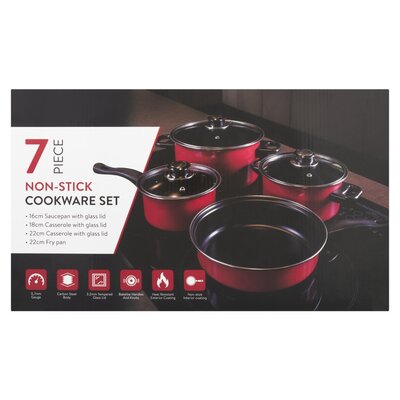 Maverick Red Pot Set 7 Piece | PnP