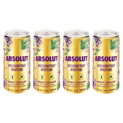 Absolut Passionfruit Martini 4 x 300ml | PnP