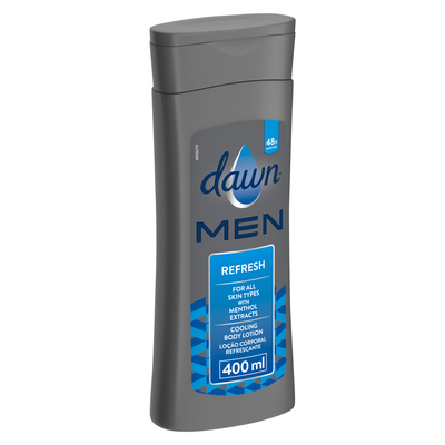 Dawn Men Refresh Cooling Body Lotion for All Skin Types 400ml | PnP