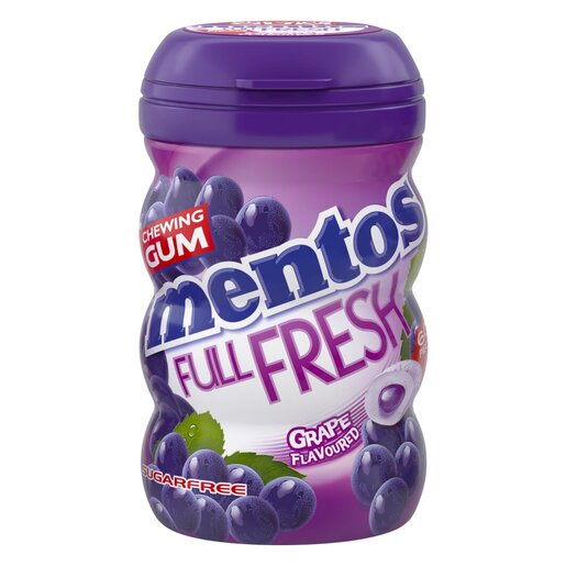 Mentos Full Fresh Sugar Free Chewing Gum Grape Flavour 60 Pieces | PnP