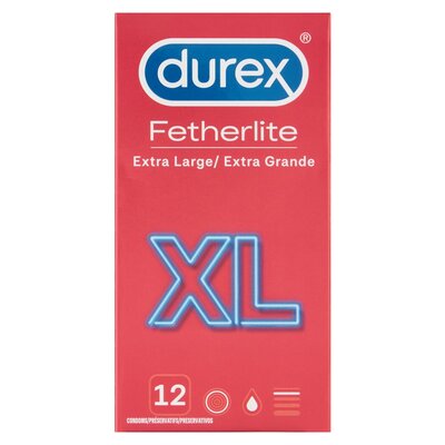 Durex Condoms Fetherlite XL 12 Pack | PnP