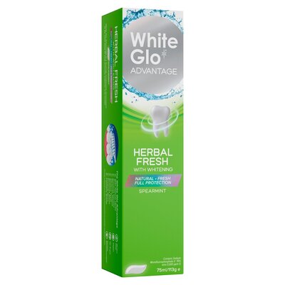 WHITE GLO HERBAL FRESH TOOTHPASTE 75ML | PnP