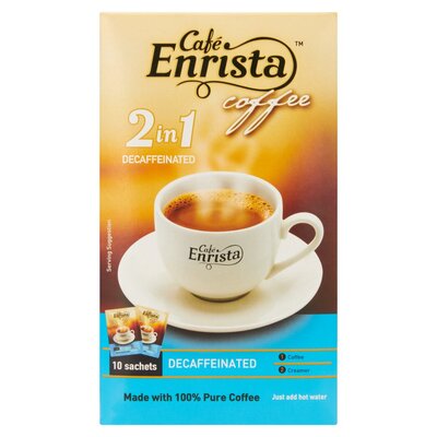 Cafe Enrista 2in1 Decaffeinated Instant Coffee 10 x 12g Sachets | PnP