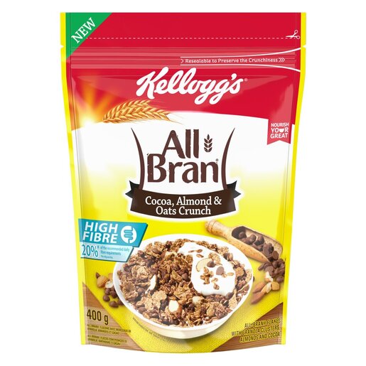 Kellogg's All Bran Cocoa, Almonds & Oats Crunch 400g | PnP