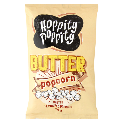 Hoppity Poppity Butter Flavoured Popcorn 90g | PnP