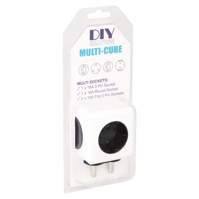DIY Adaptor Cube Plug Black | Smart Price Specials | PnP Home