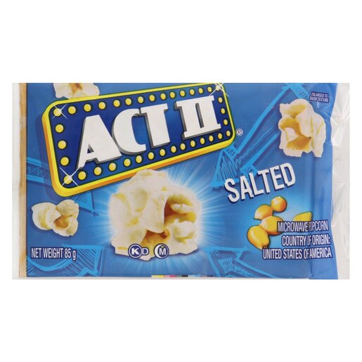 Act II Microwave Popcorn Salted 85g | PnP