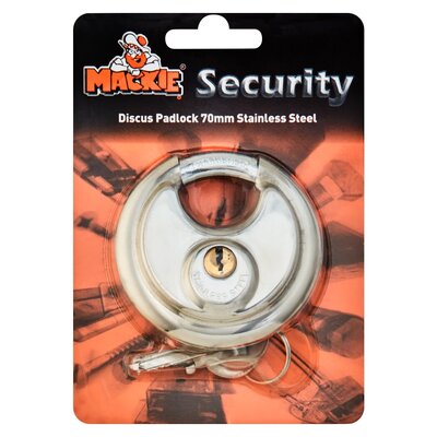 Mackie Discus Stainless 70mm Steel Padlock | Smart Price Specials | PnP ...