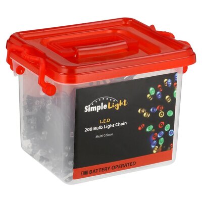 Simple Light Multi Colours Battery Operated 200L | Smart Price Specials ...