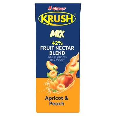 Krush UHT Apricot & Peach Fruit Juice Blend 200ml | PnP