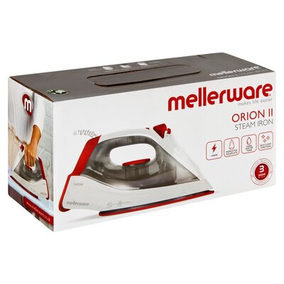 Mellerware Iron Non-stick Iron Steam/ Dry/ Spray White 1400w | Smart ...