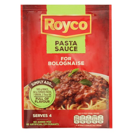 Royco Dry Pasta Sauce Bolognaise 37g | Smart Price Specials | PnP Home