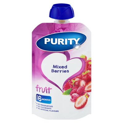Purity Pouch Mixed Berries 110ml from 6 Months | PnP