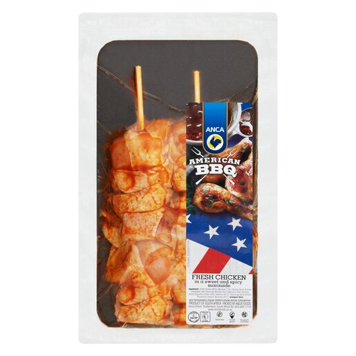 ANCA Fresh Chicken American BBQ Espetada 1 Pack | PnP