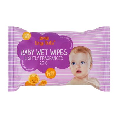 PnP Tiny Tots Baby Wet Wipes Fragranced 20 Wipes | PnP