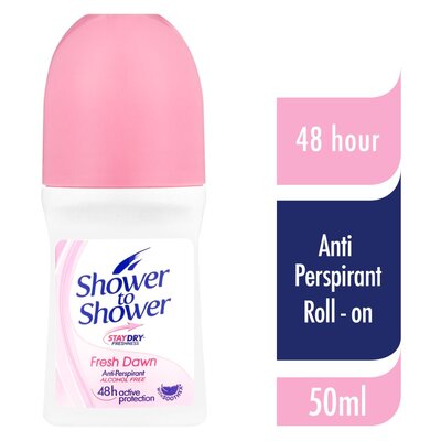 Shower To Shower Roll On Fresh Dawn 50ml | PnP