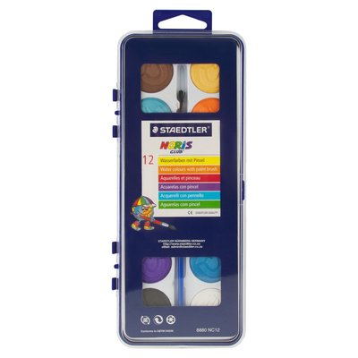 Staedtler 12 Colour Paint Box & Brush Set | PnP