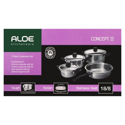 Aloe 7 Piece Cookware Set | PnP