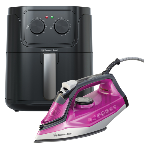 Bennett Read 6L Manual Air Fryer & 2200W Powerglide Iron | Smart Price ...