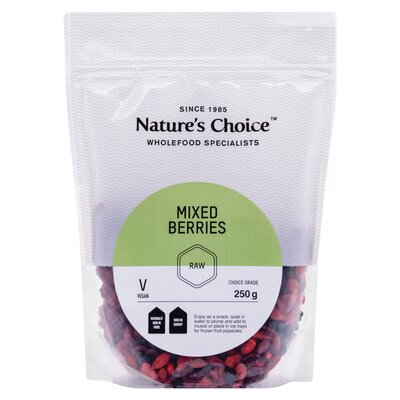 Nature's Choice Mixed Berries Dried Fruit 250g | PnP