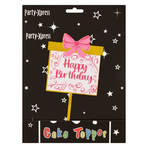 Party Xpress Present Pink Cake Topper | Smart Price Specials | PnP Home
