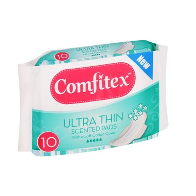 Comfitex Scented Ultra Thin Pads 10 Pack | PnP
