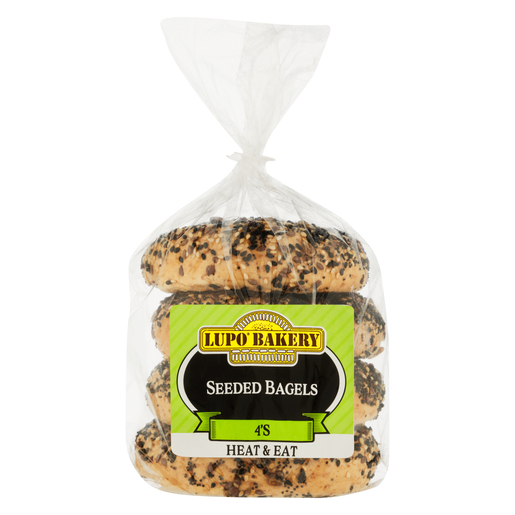 Lupo Bakery Seeded Bagels 4 Pack | PnP