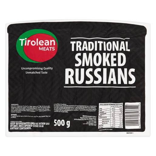 Tirolean Traditional Smoked Russians 500g | PnP