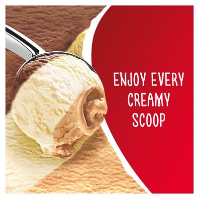 Ola Rich n Creamy Chocolate Vanilla & Caramel Flavoured Ice Cream Tub 1 ...