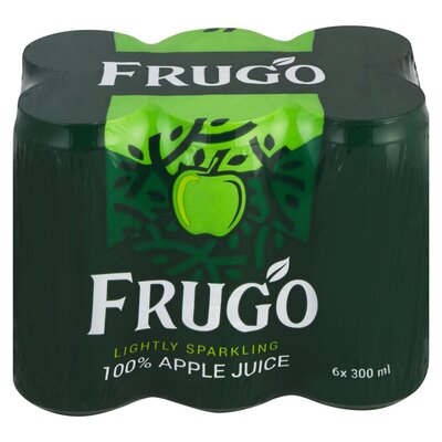 Frugo 100% Lightly Sparkling Apple Juice 6 x 300ml | PnP