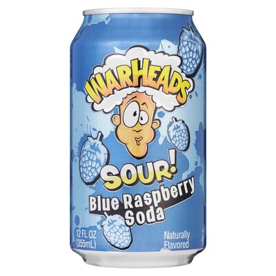Warheads Sour Blue Raspberry Soda 355ml | PnP