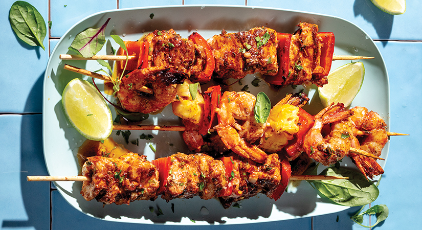 Jerk Seafood Kebabs | Recipes | PnP