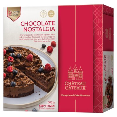 Chateau Gateaux Frozen Chocolate Nostalgia Cake 600g | Smart Price ...