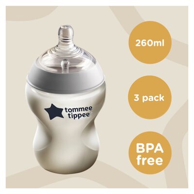 Tommee Tippee Closer To Nature 260ml Bottles 3 Pack | Smart Price Specials | PnP Home