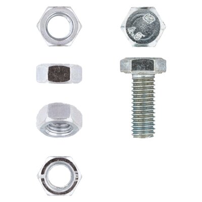 Eureka Screw & Nut Galvanized Set 8 x 20mm 4 Pack | Smart Price ...