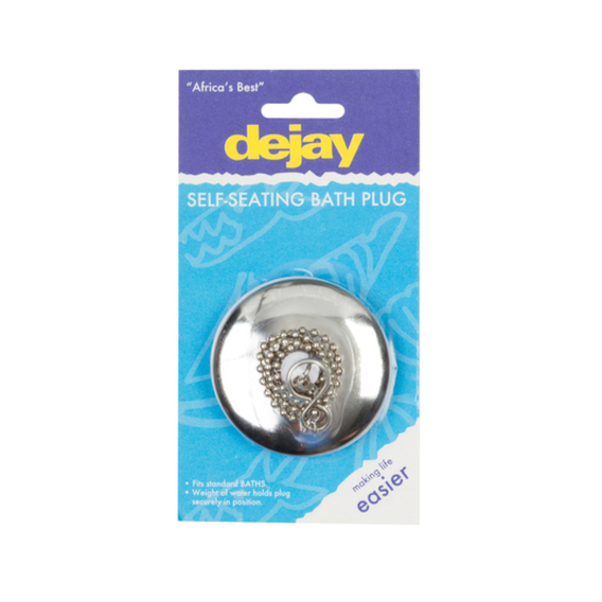Dejay Bath Plug Chrme&chain 1ea | PnP