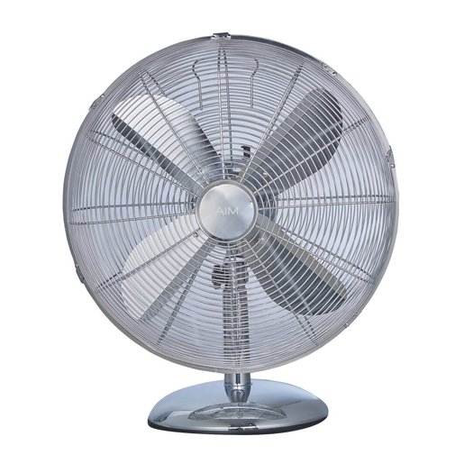 AIM 40cm Desk Fan Silver | PnP
