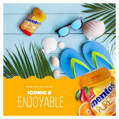 Mentos Full Fresh Sugar Free Chewing Gum Tropical Flavour 60 Pieces | PnP