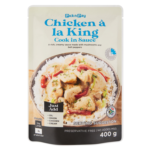 PnP Chicken A La King Cook In Sauce 400g | Smart Price Specials | PnP Home