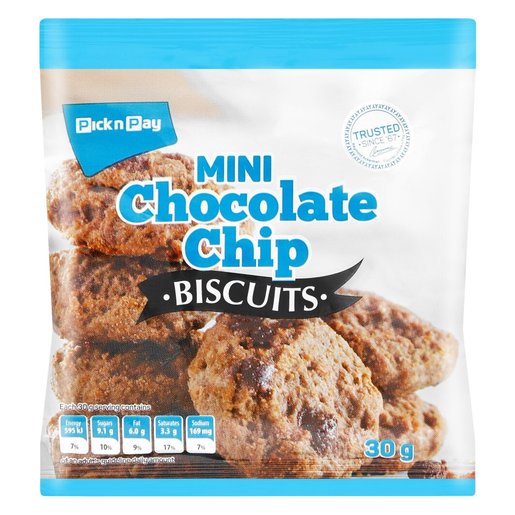 PnP Mini Choc Chip Biscuits 30g | PnP