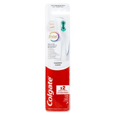 Colgate Total Foaming Clean Toothbrush 2 Pack | PnP