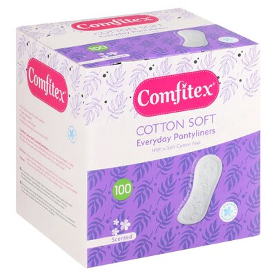 Comfitex Pantyliners Bodyshape Deo 100 Pack | PnP