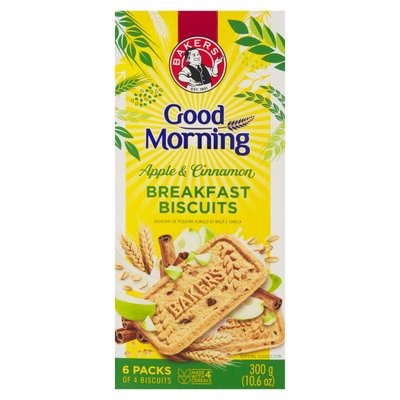 Bakers Good Morning Apple & Cinnamon Biscuits 300g | PnP