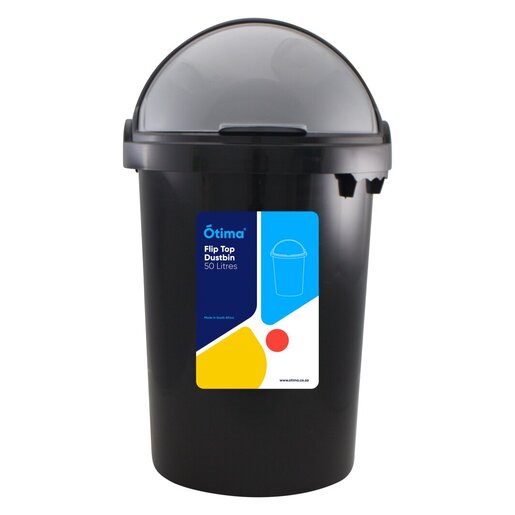 Otima Black Dustbin 50L | Smart Price Specials | PnP Home